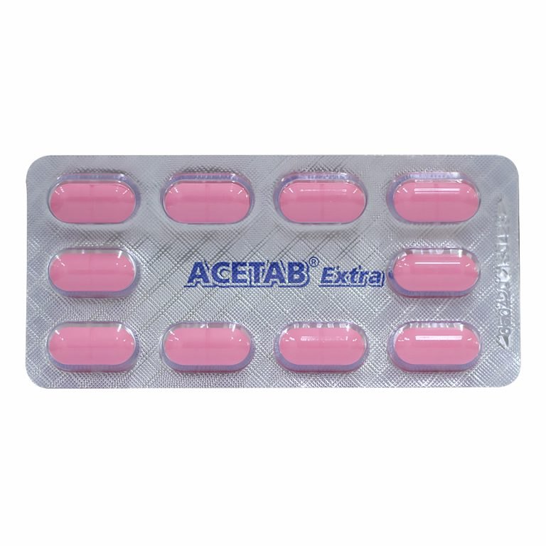 1190. Acetab Extra - (Paracetamol 500mg + Cafein 65mg) - [Thùng 105 Hộp ...